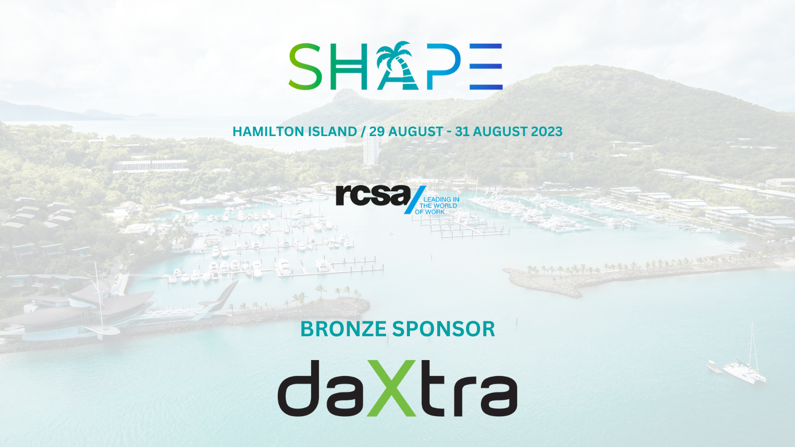 Daxtra is a Bronze Sponsor at RSCA Shape 2023